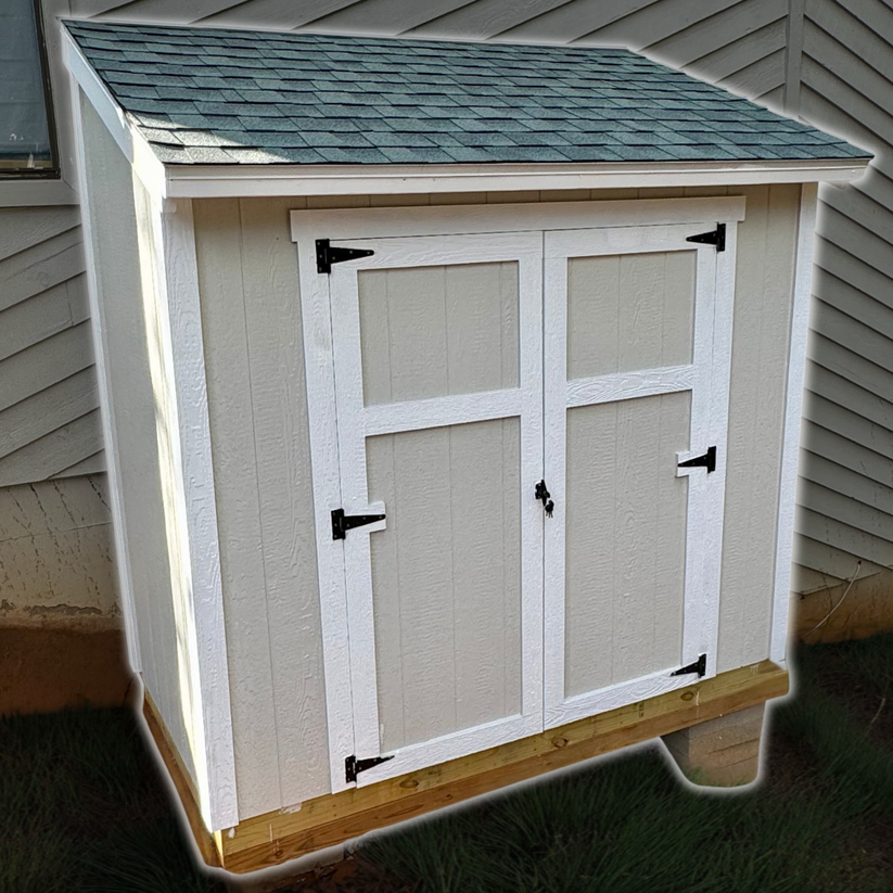 4x8 Lean-to Shed Build Plans – Everyday Shed