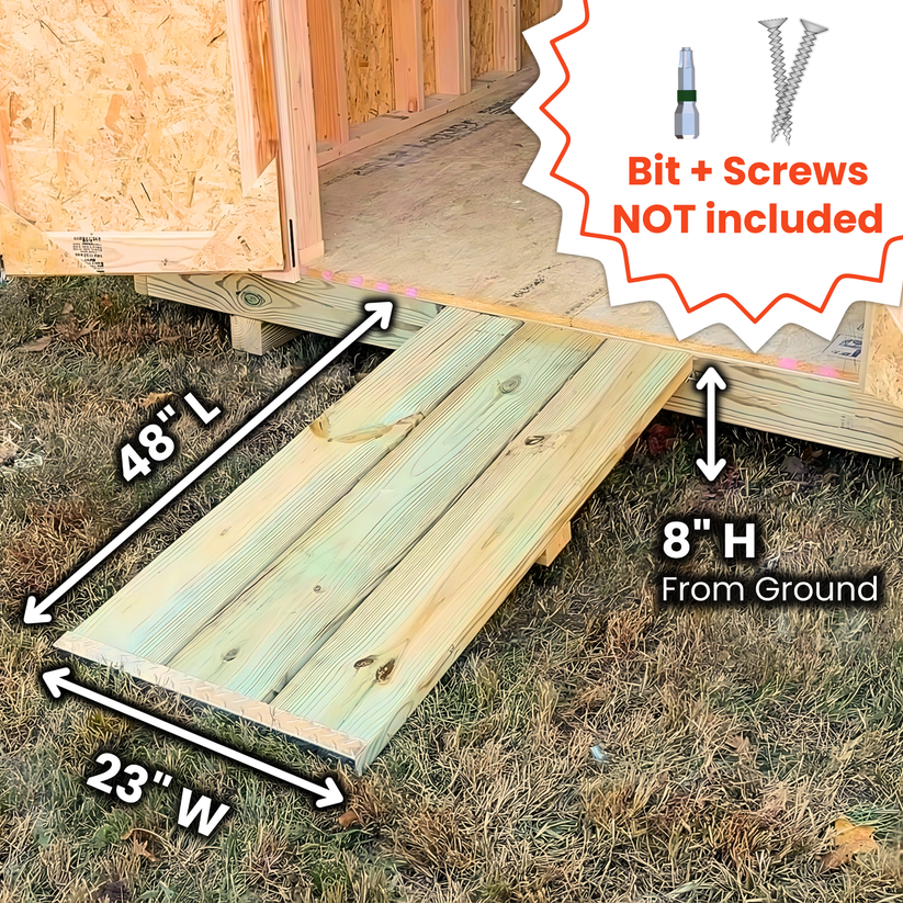 Standard Single Ramp Kit (23"Ramp) – Everyday Shed