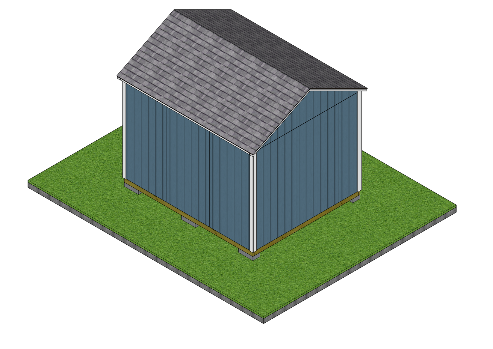 Classic 10x12 Shed SketchUp File – Everyday Shed